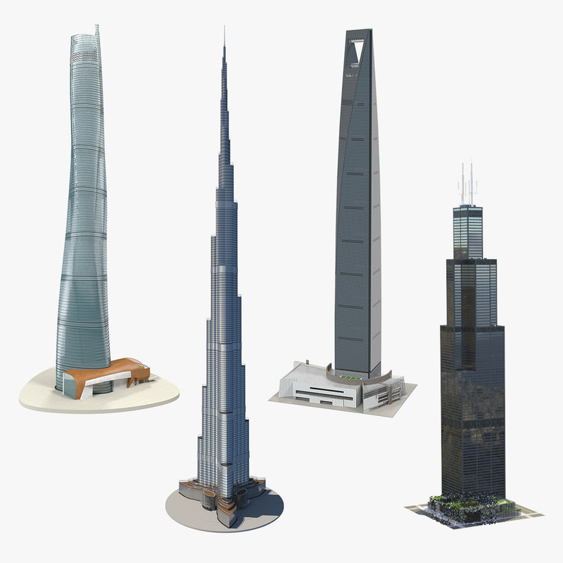 3D skyscrapers 2 model - TurboSquid 1427293