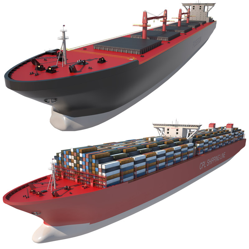 3D ships container carrier - TurboSquid 1427350