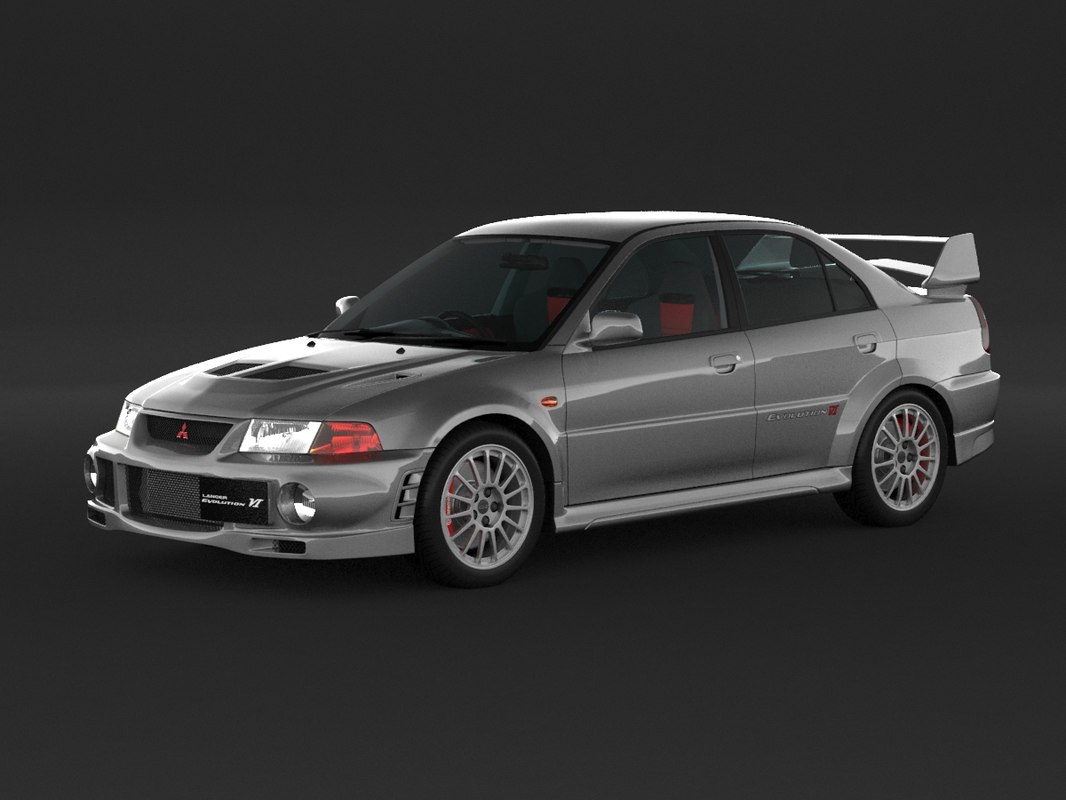 Mitsubishi evolution evo 3D model - TurboSquid 1248971