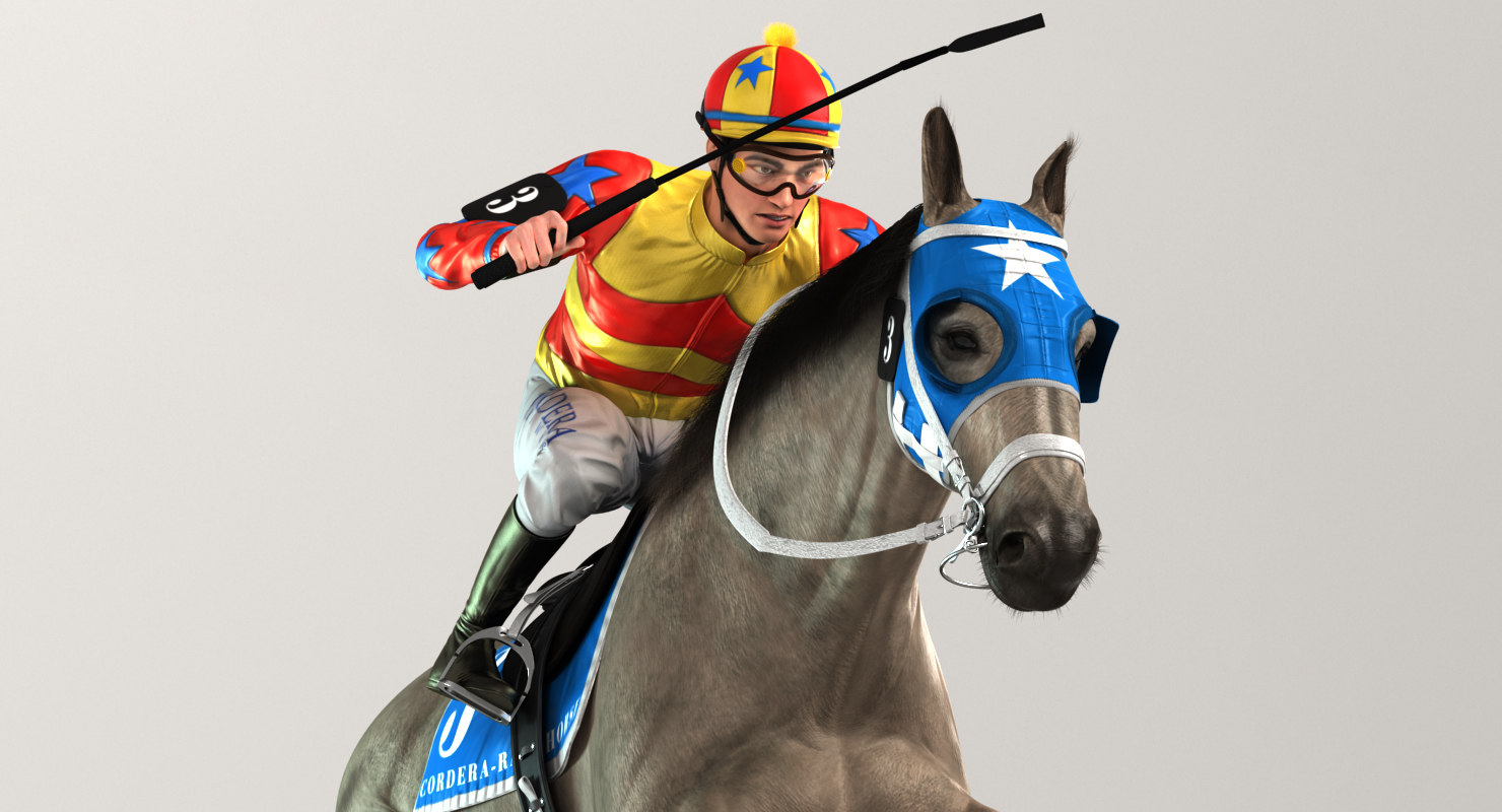 Animations jockey model - TurboSquid 1427561