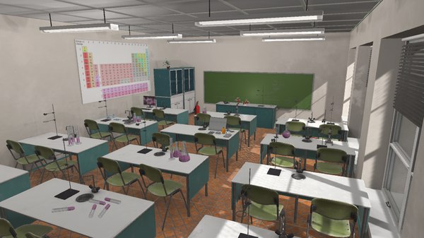 Classroom Blender Models for Download | TurboSquid