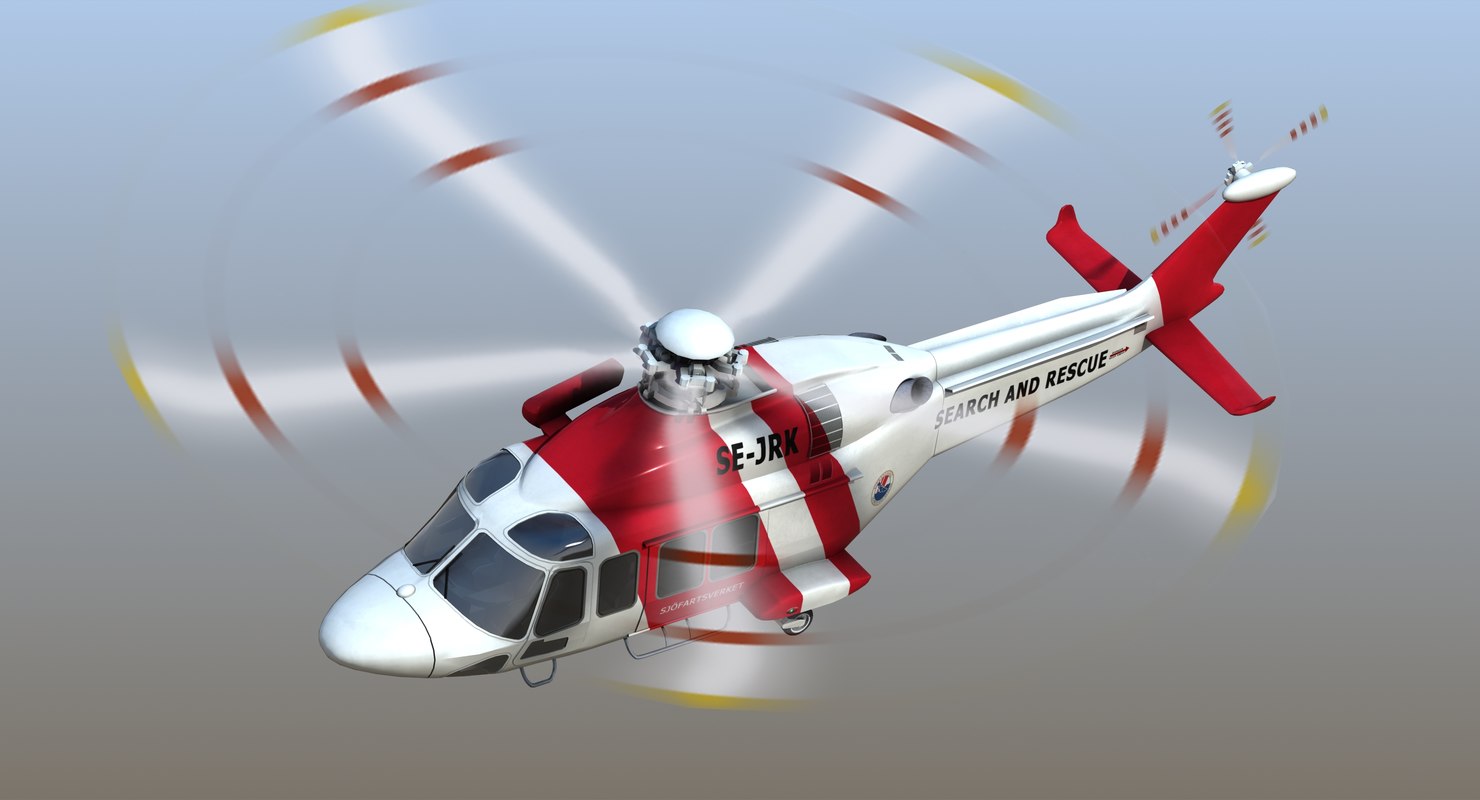 3D aw139 search rescue helicopter - TurboSquid 1427635