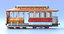 3D san francisco cable car model - TurboSquid 1427632