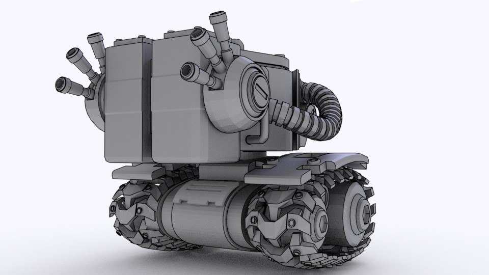 Heavy mech tank 3D - TurboSquid 1427607