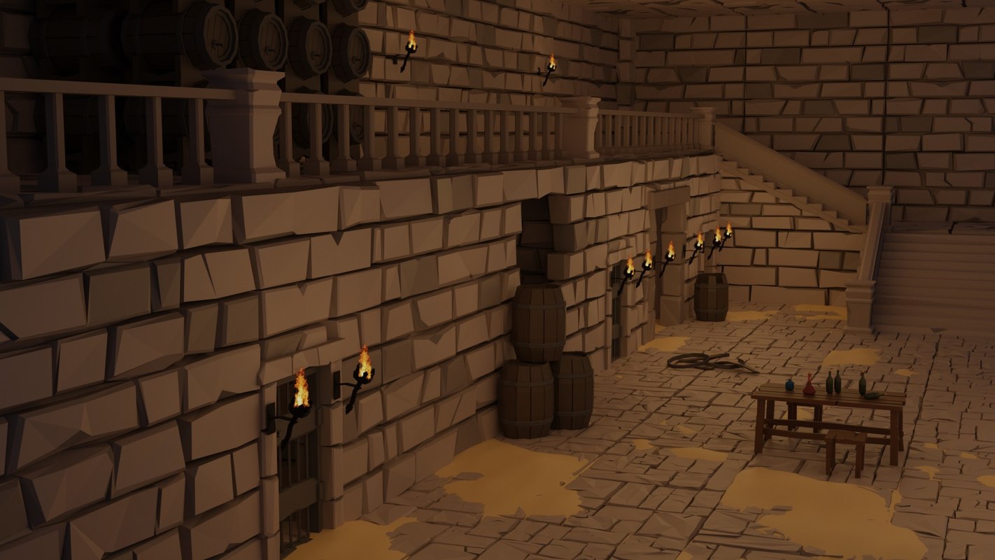 3D dungeon set - TurboSquid 1427601