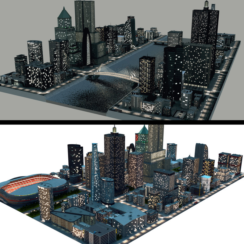 Night city 3D - TurboSquid 1427736