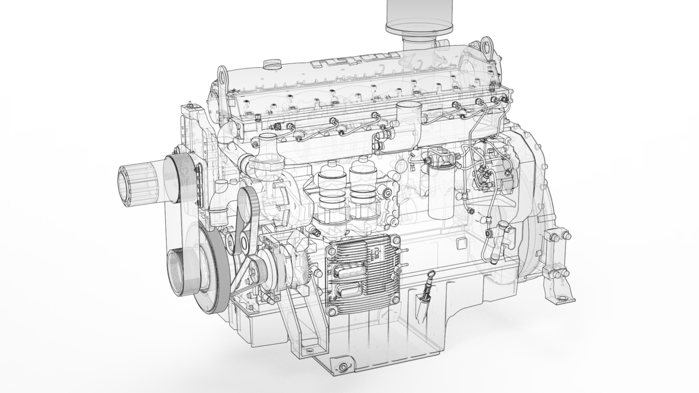 modelo 3d Motores MTU-Diesel - TurboSquid 1427742