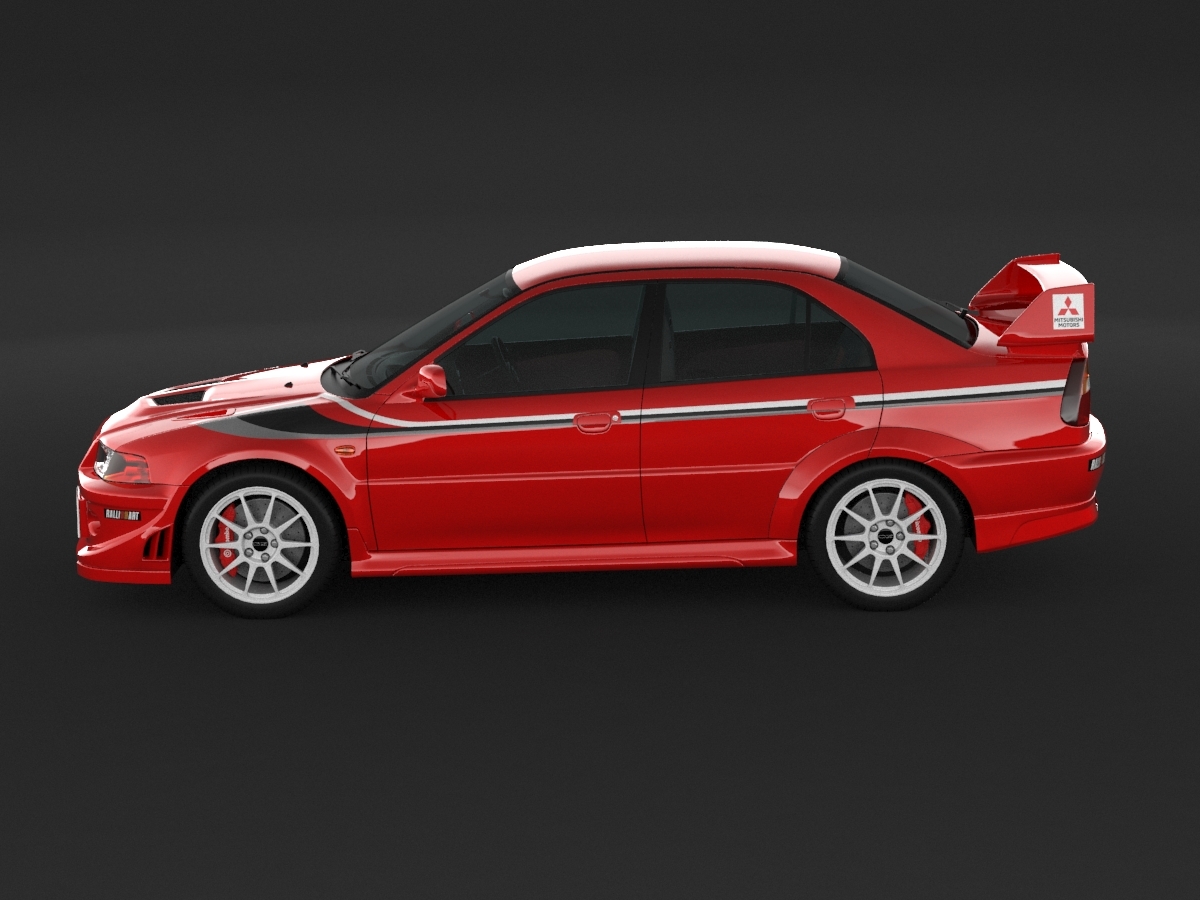 Mitsubishi Lancer Evolution 6 Tommi Edition Modelo 3D - TurboSquid 1252368