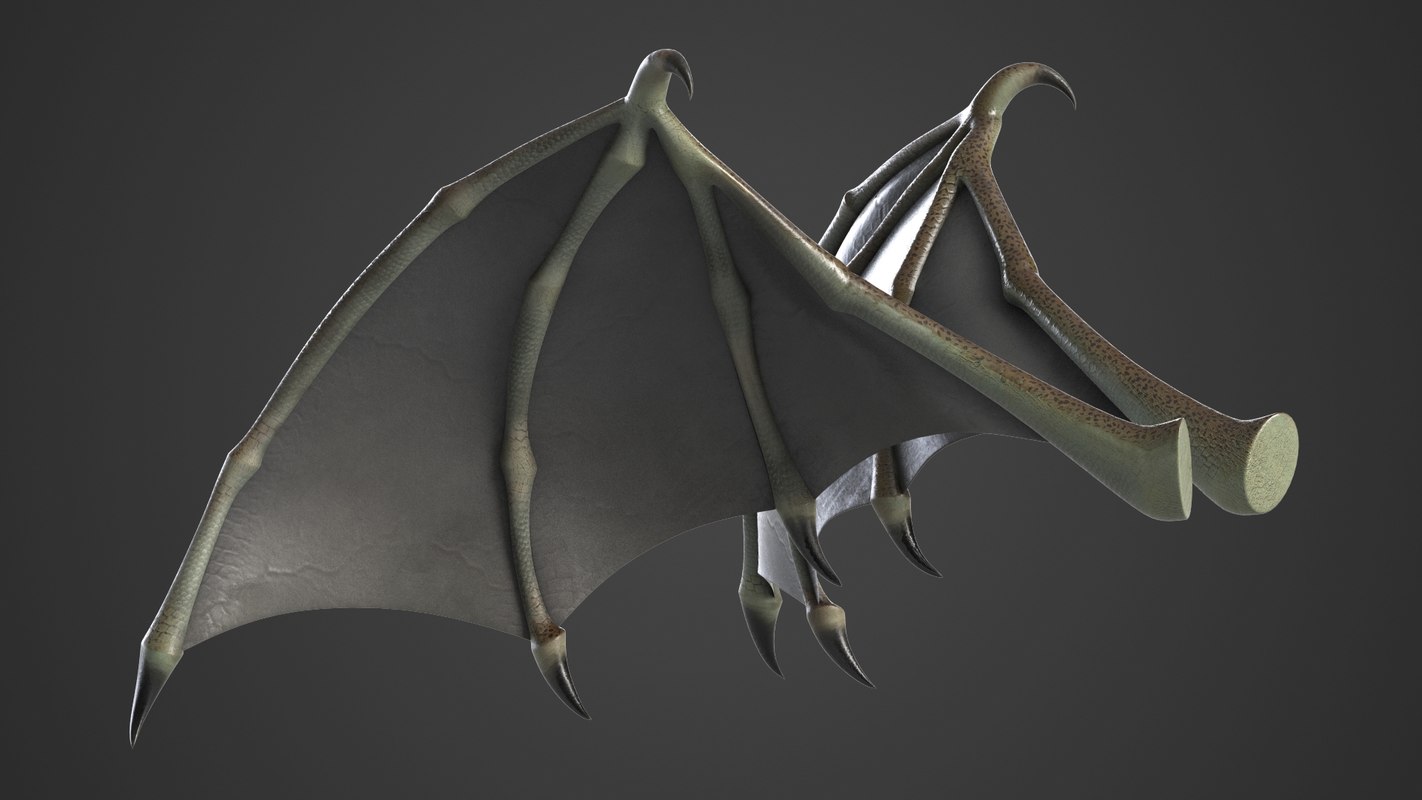 3D demon wings rigged 3 - TurboSquid 1427917