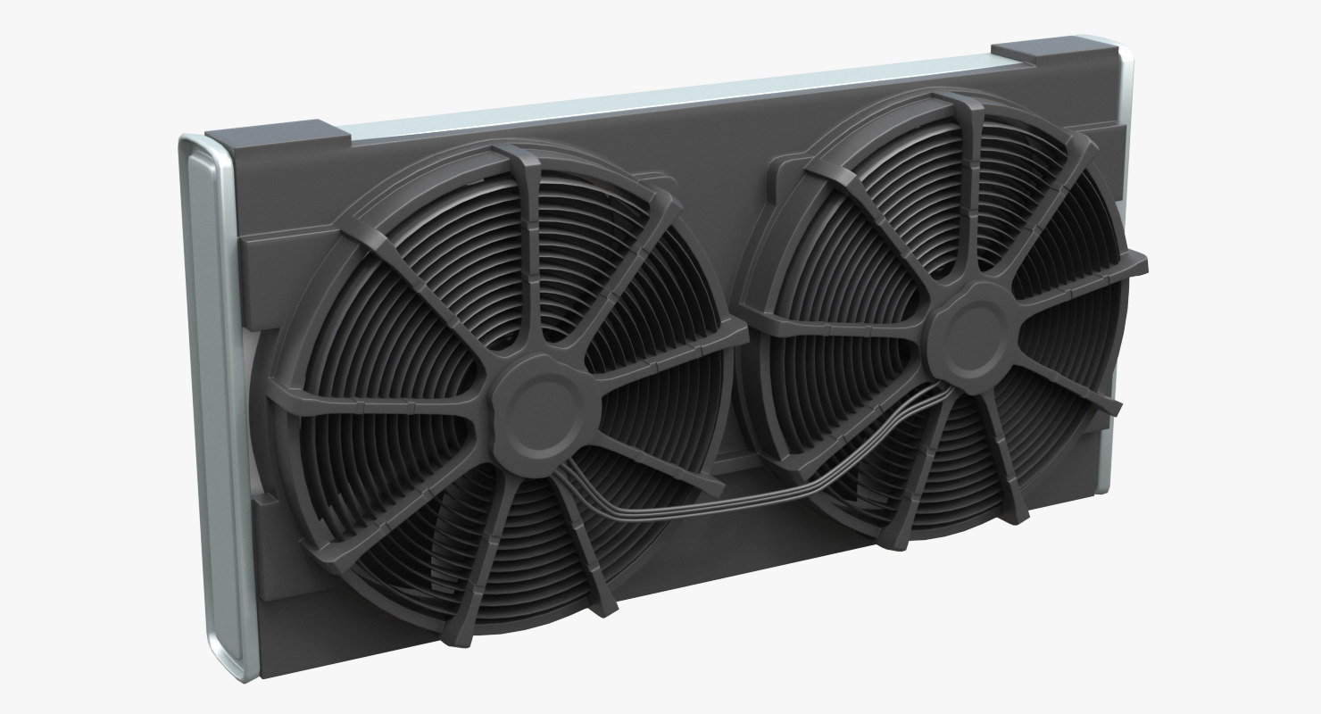 3D car radiator fan - TurboSquid 1428048