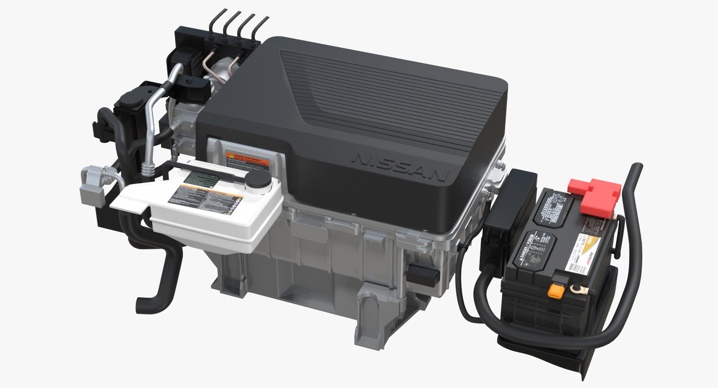 3D nissan leaf engine 3 model - TurboSquid 1428164