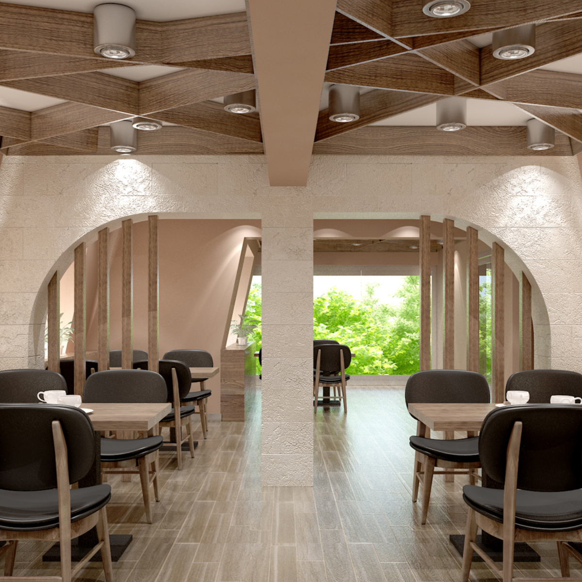 Restaurant interior 3D model - TurboSquid 1428031