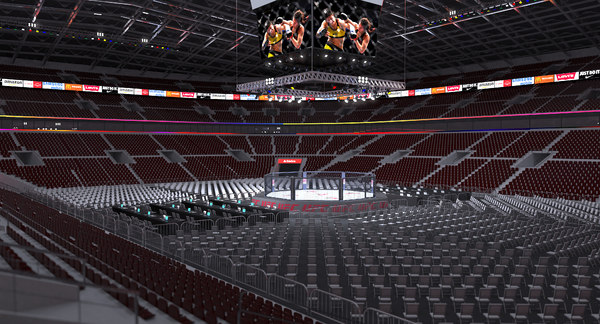 Ufc stadiums 3D model - TurboSquid 1428302