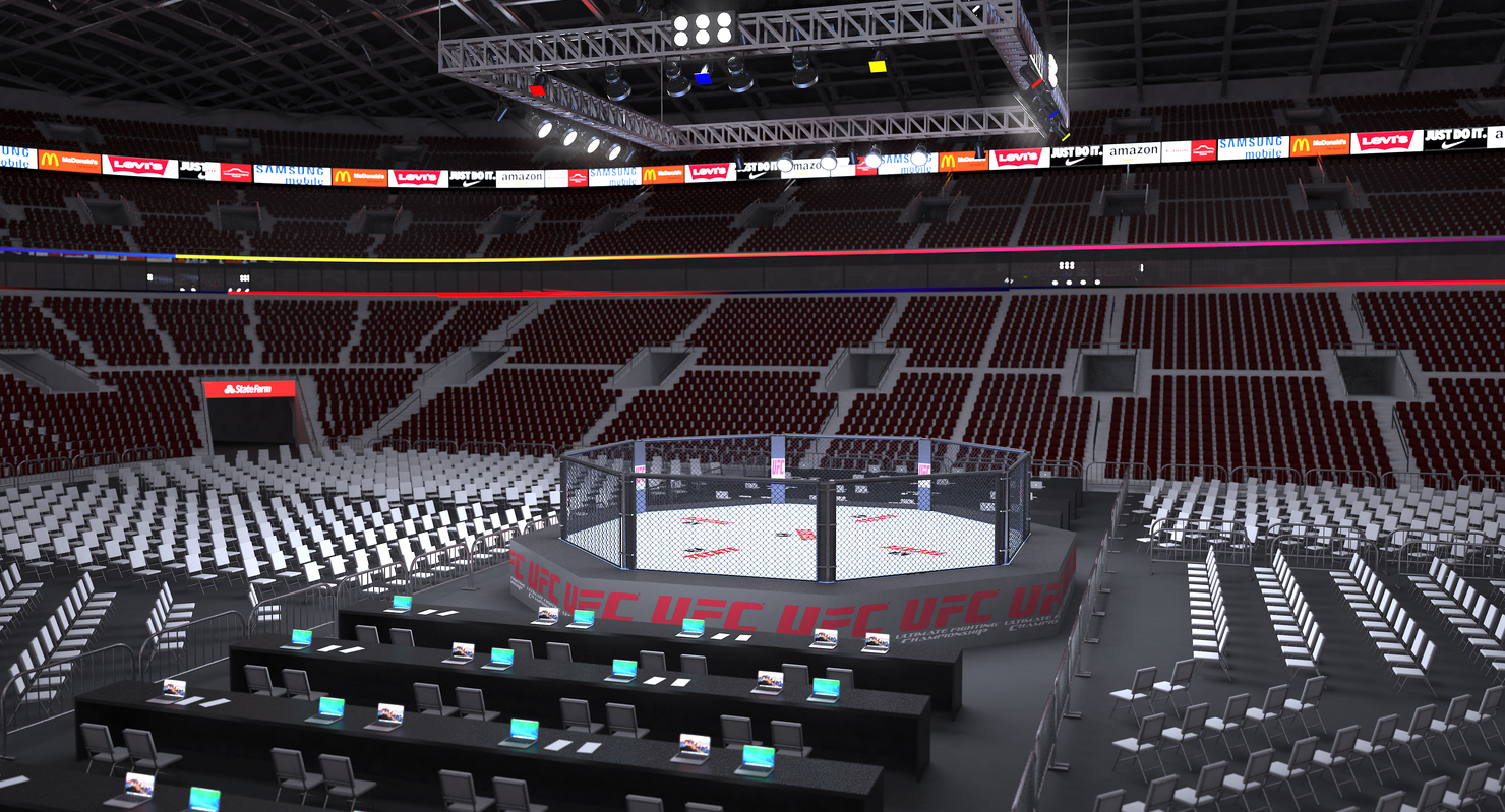 Ufc stadiums 3D model - TurboSquid 1428302