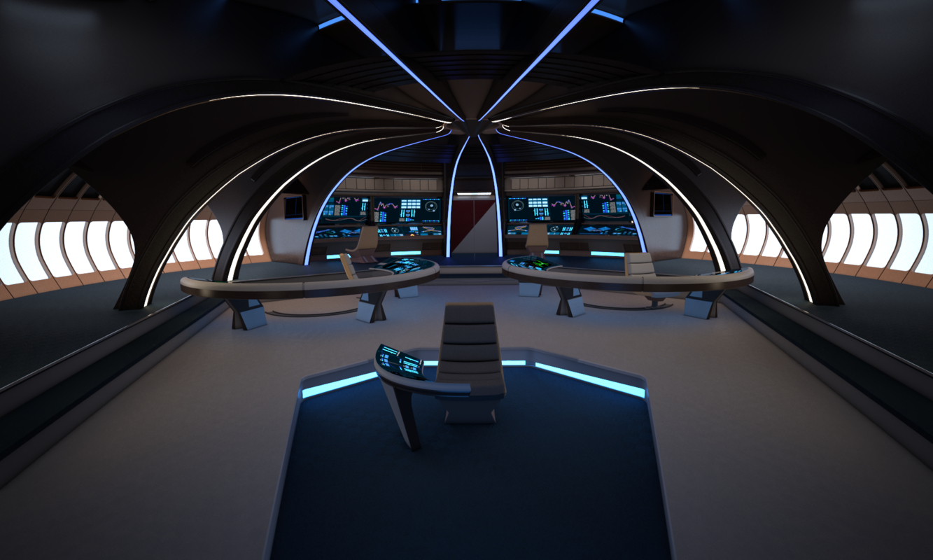 Bridge spaceship model - TurboSquid 1428721