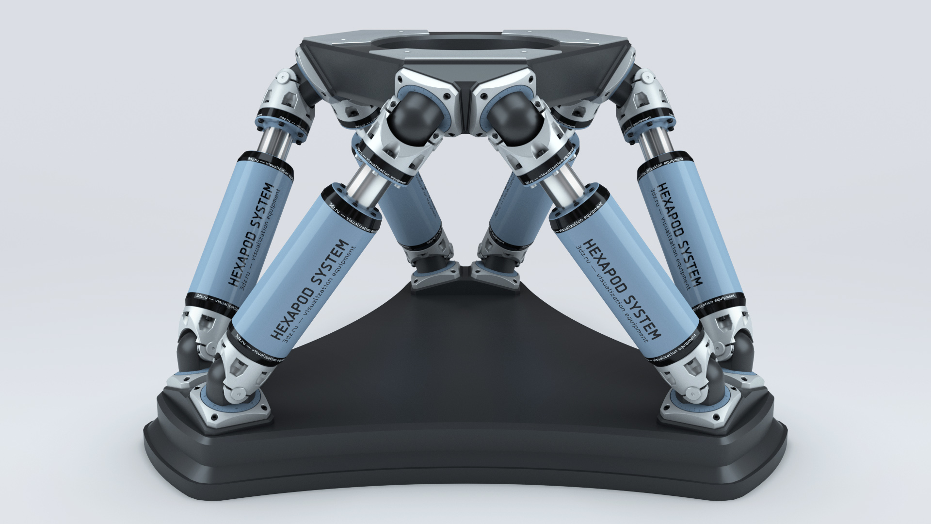 Hexapod platform 3D model - TurboSquid 1428397
