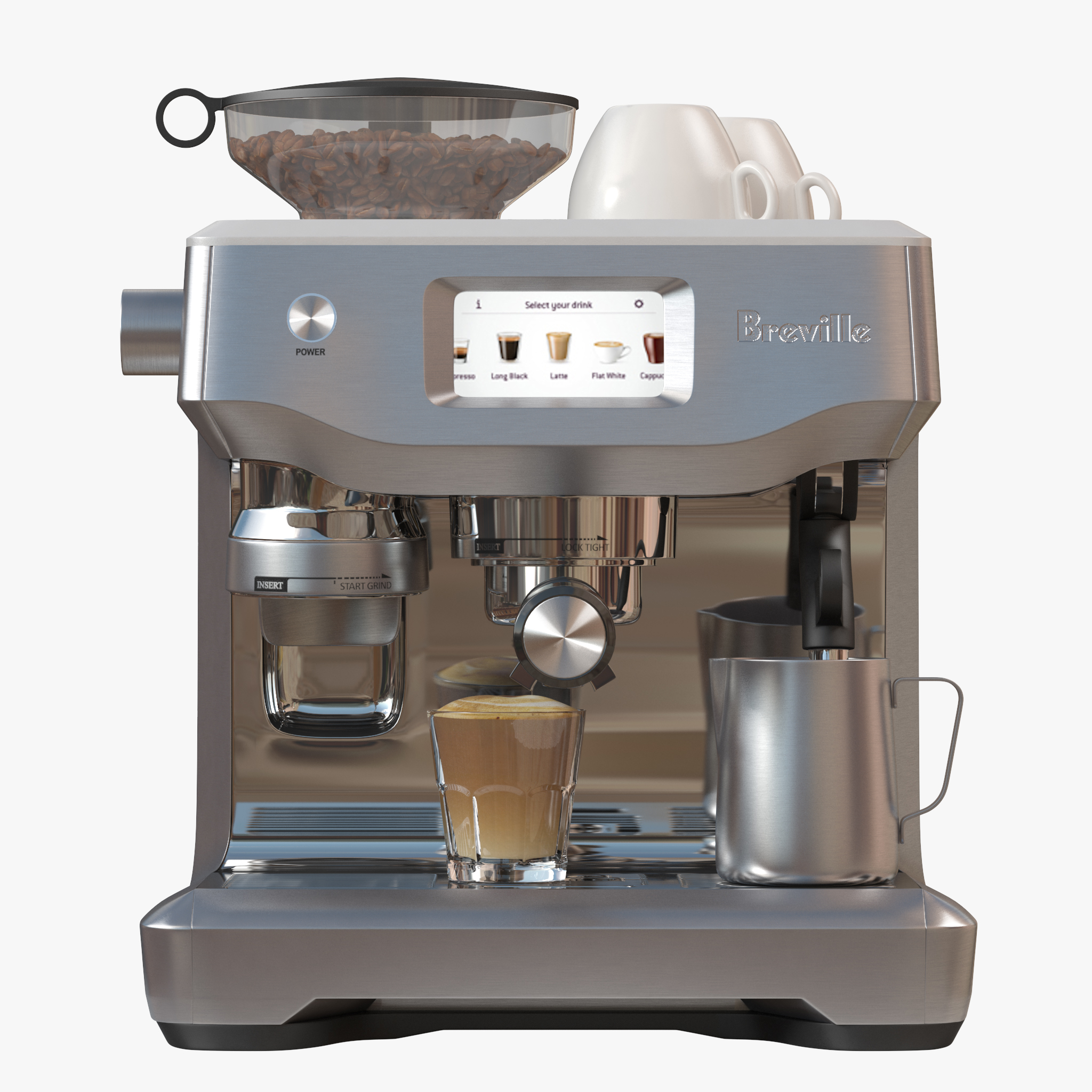 Breville oracle touch 3D model - TurboSquid 1428511