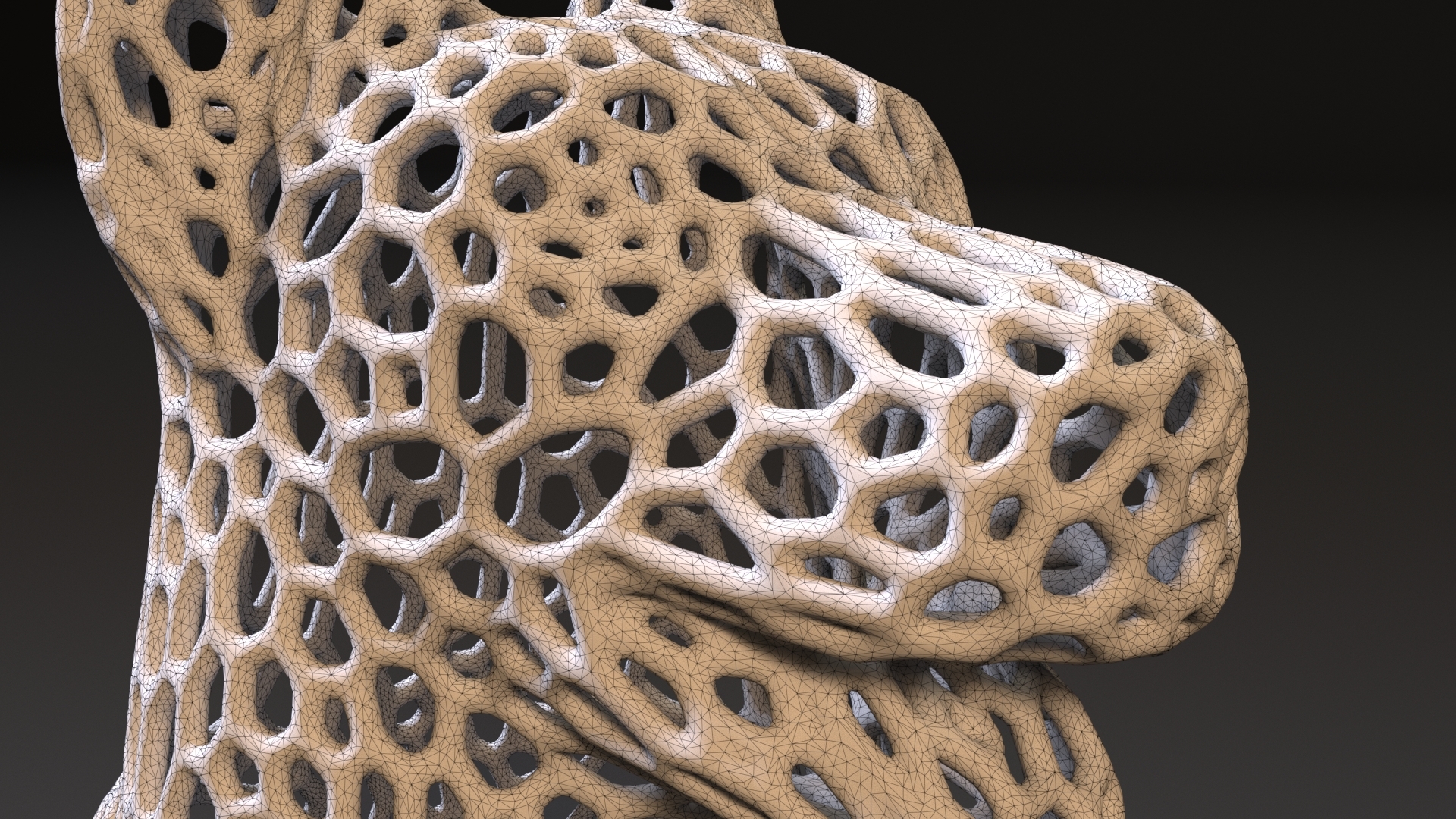 Dog voronoi 3D model - TurboSquid 1428521