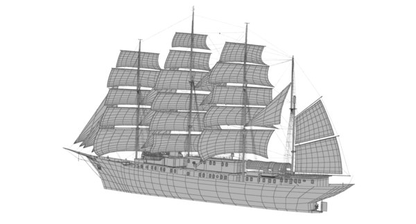 3D clipper sailing ship - TurboSquid 1428571
