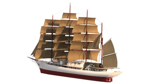 3D clipper sailing ship - TurboSquid 1428571