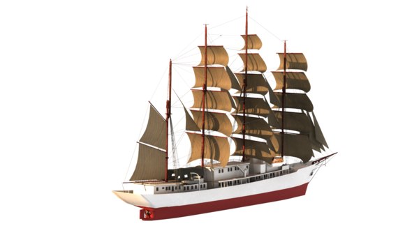 3D clipper sailing ship - TurboSquid 1428571