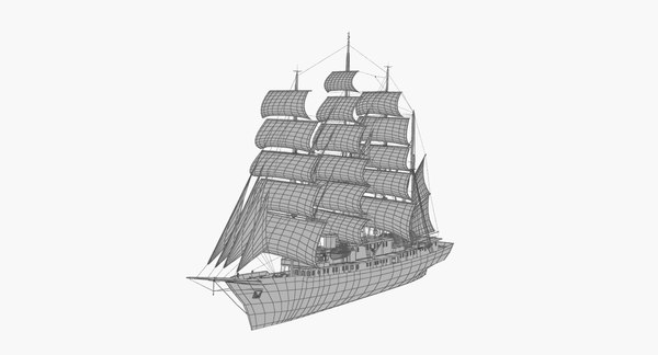 3D clipper sailing ship - TurboSquid 1428571