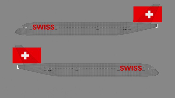 3D airbus a350-900 swiss air model - TurboSquid 1428606