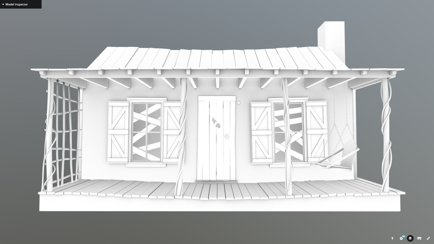 3d Cabin Evil Dead Model Turbosquid 1428743