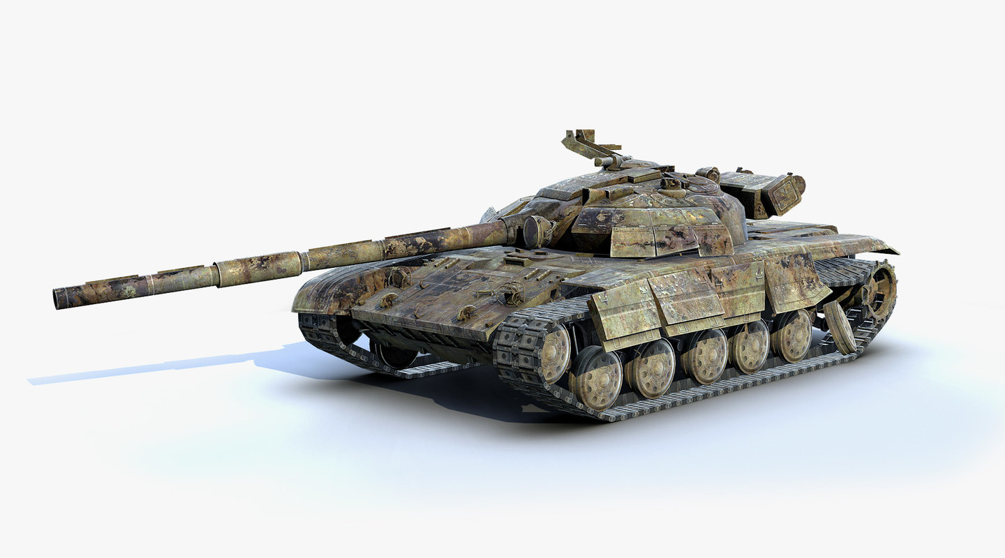 3D low-poly tank t-64 bm model - TurboSquid 1428864