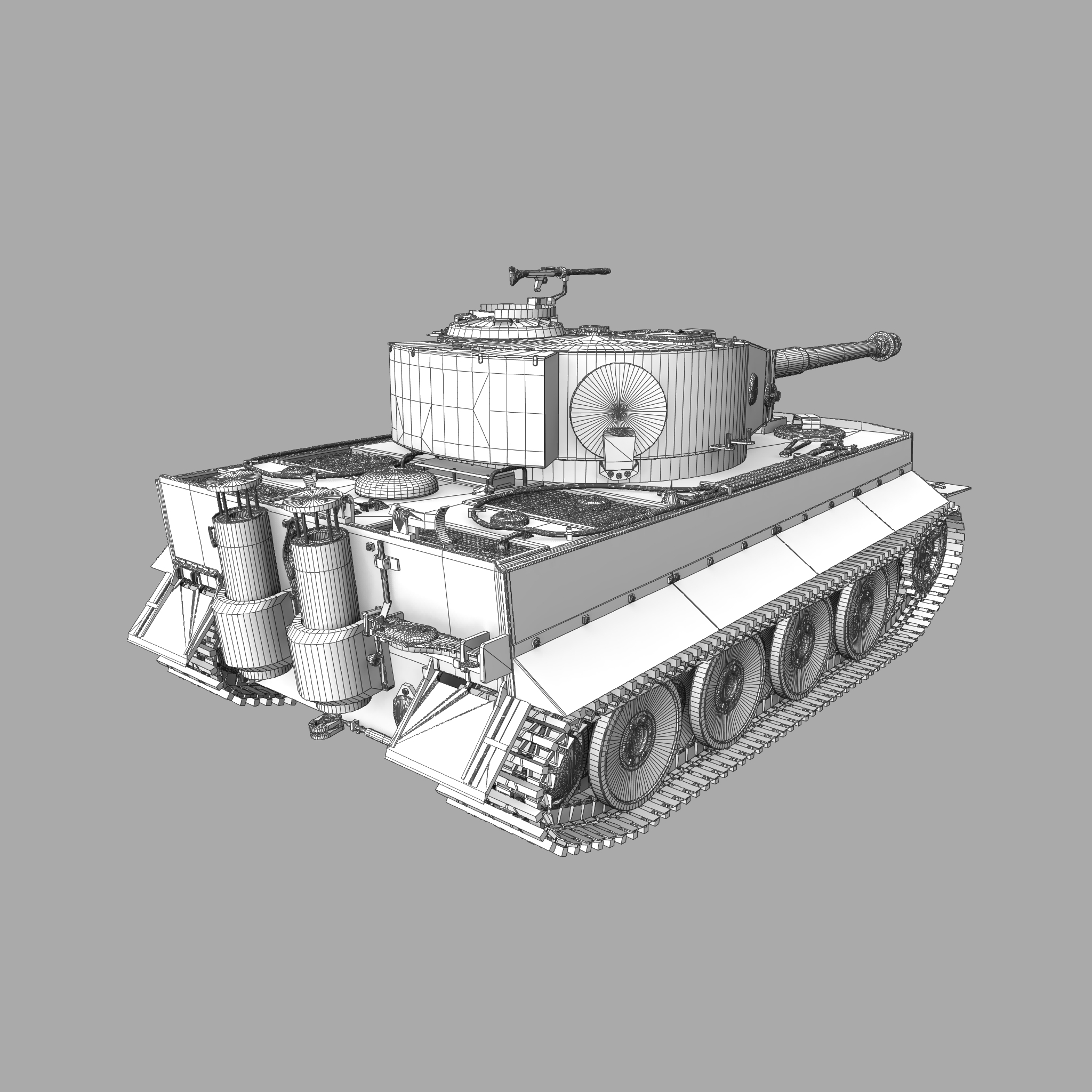 3D world war tiger 1 model - TurboSquid 1425735