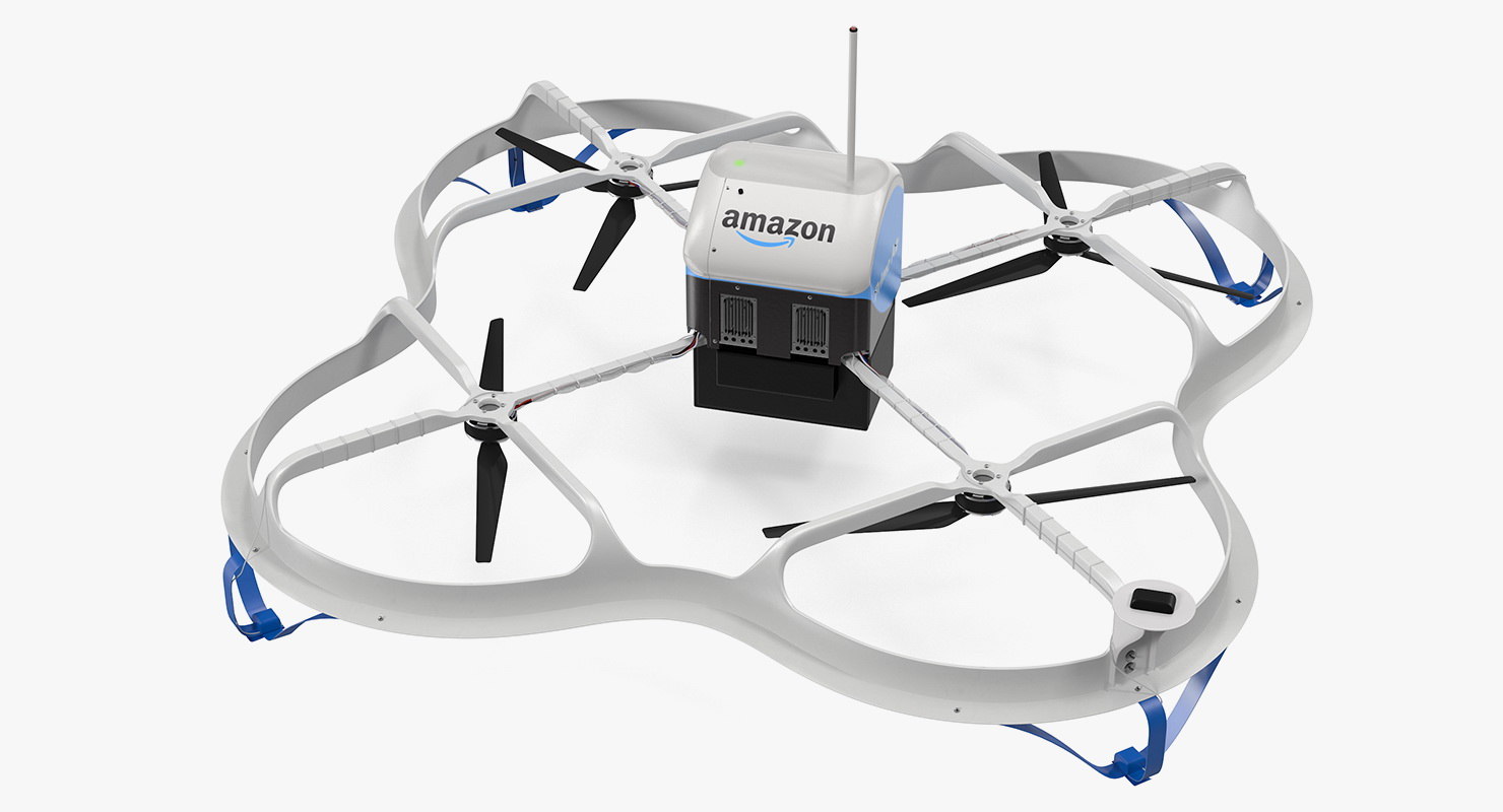 3D amazon prime air delivery model - TurboSquid 1428903