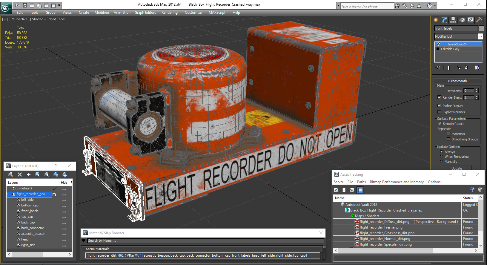 3D model black box flight recorder - TurboSquid 1428910