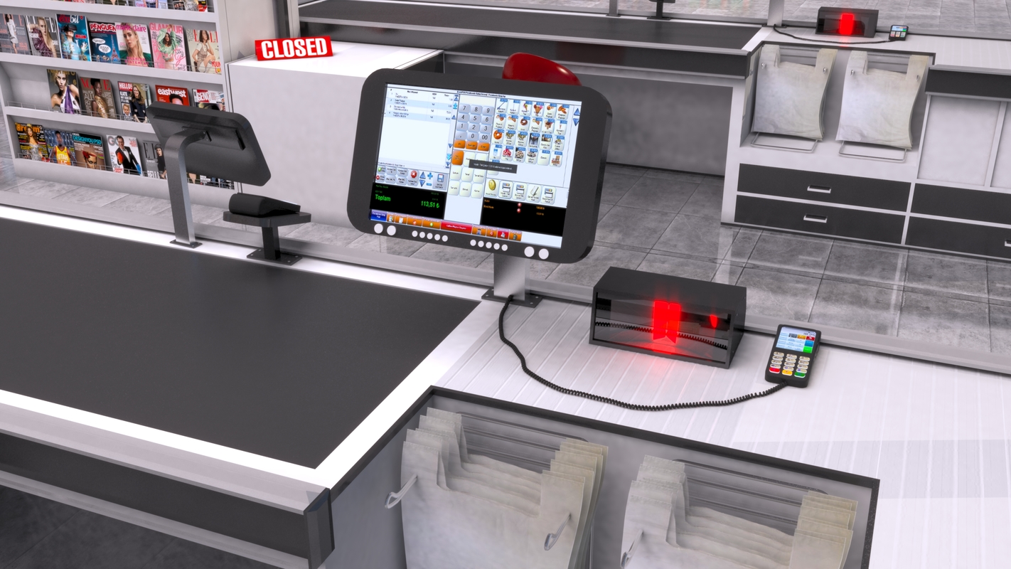 3D supermarket shop - TurboSquid 1428986