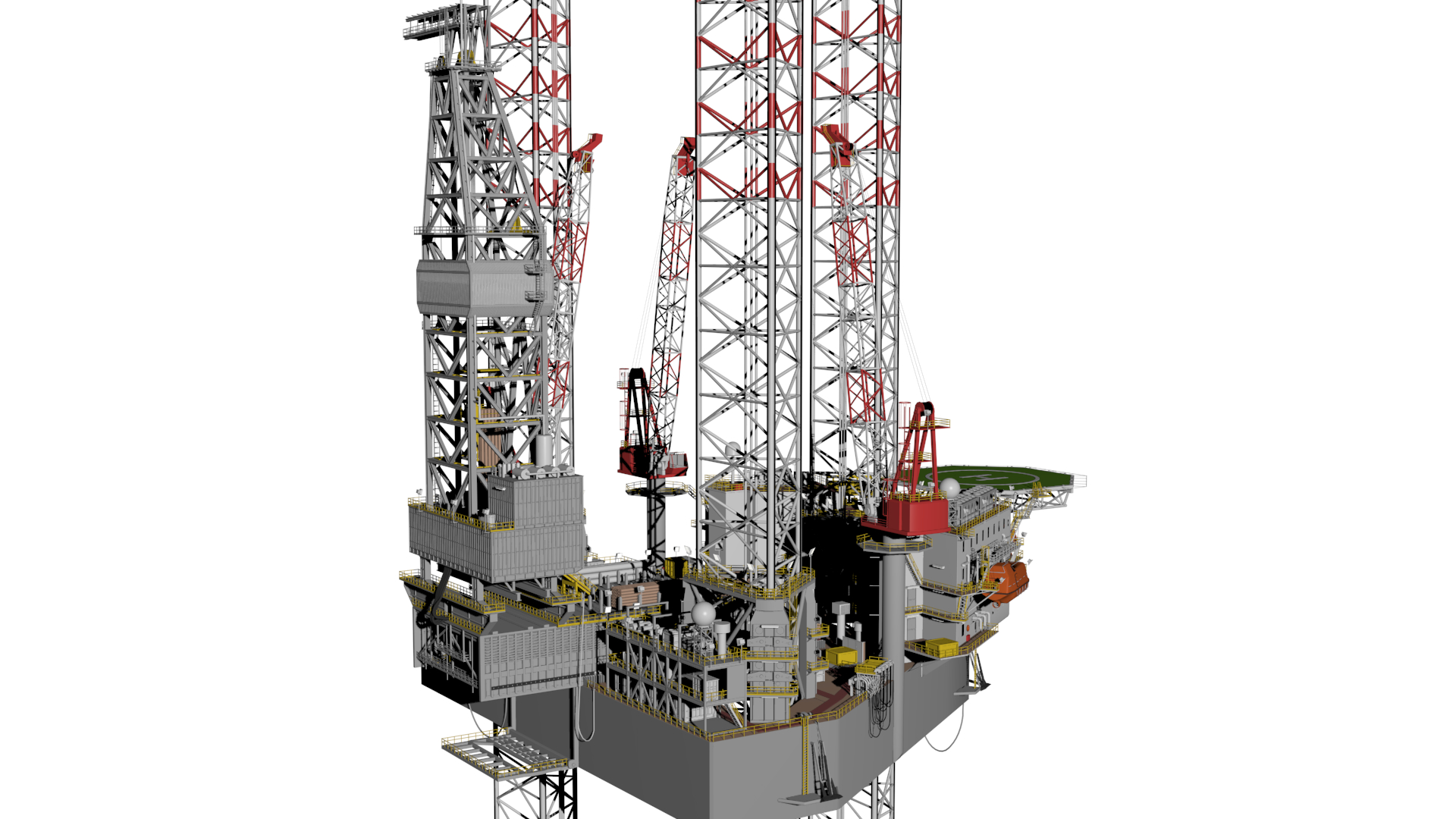 3D platform rig - TurboSquid 1429121