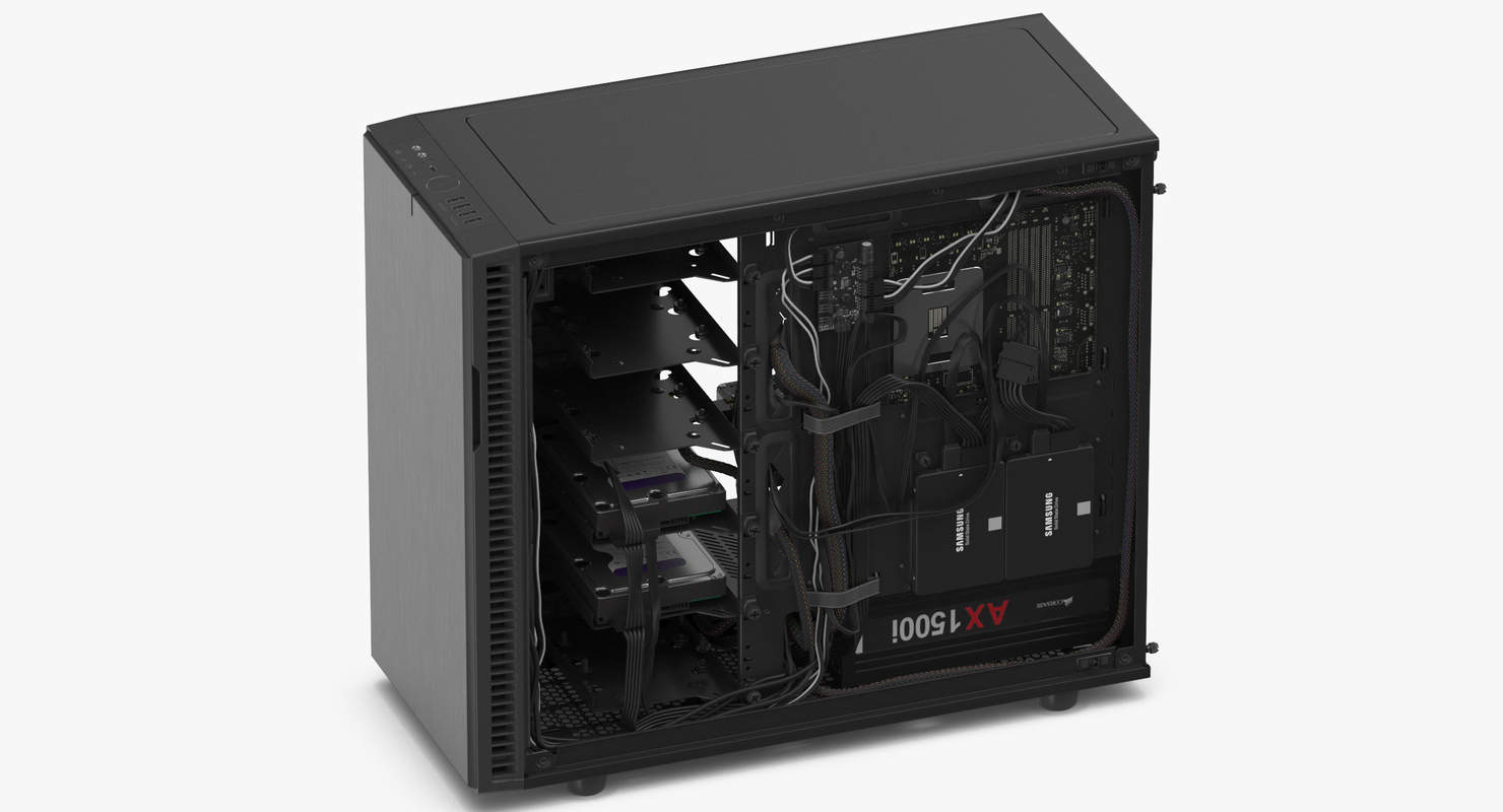 3D fractal computer case open model - TurboSquid 1429097