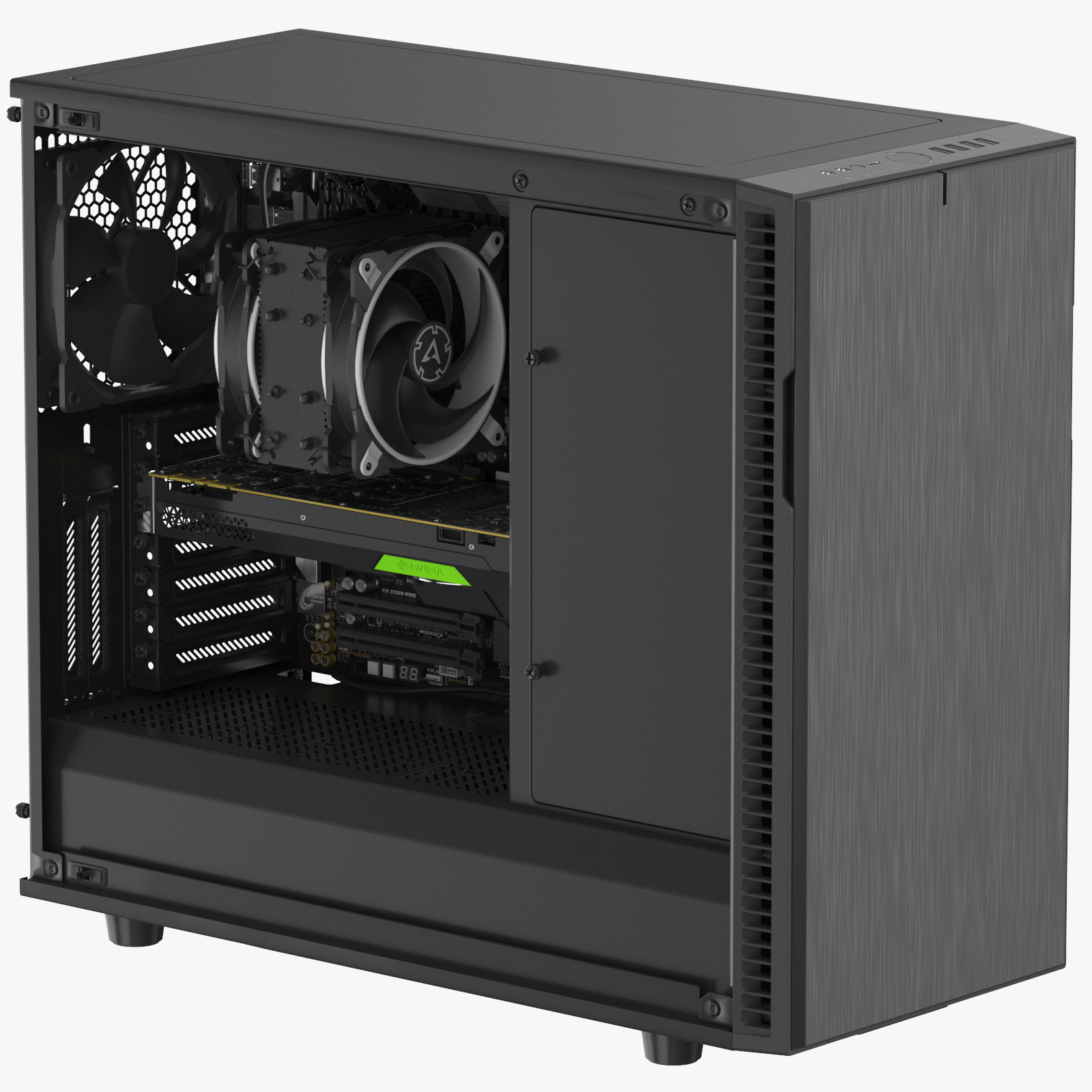 3D fractal computer case open model - TurboSquid 1429097
