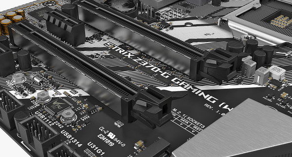 Asus rog strix z370-g 3D model - TurboSquid 1429277