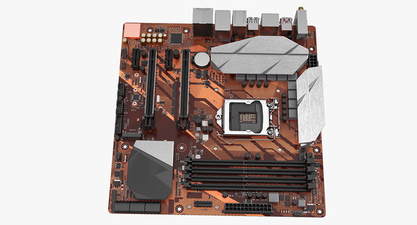 3D gaming motherboard electronic board - TurboSquid 1429288