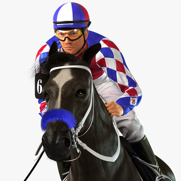 3D jumping bay racing horse - TurboSquid 1459671