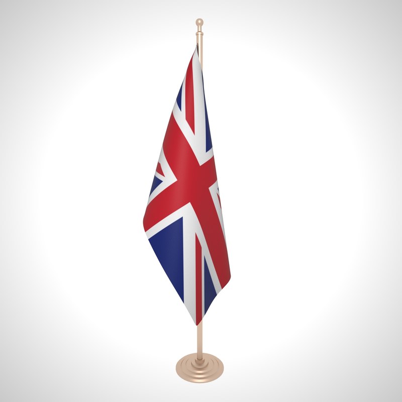 United kingdom flag 3D model - TurboSquid 1429197