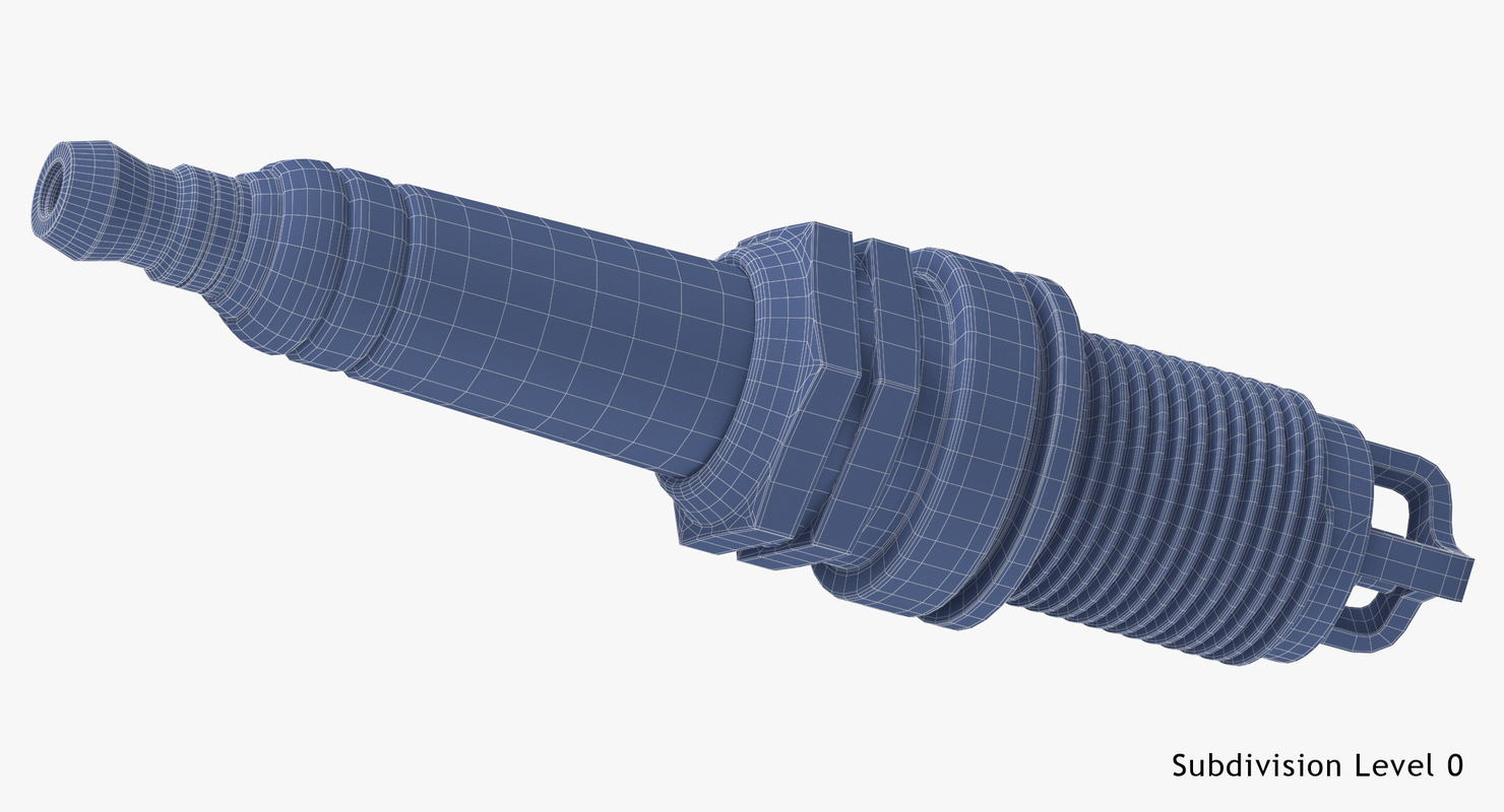 3D spark plug model - TurboSquid 1426458