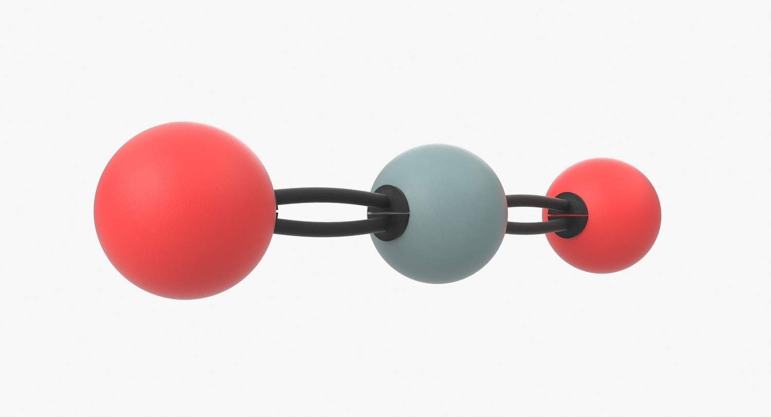 3D silicon dioxide molecule - TurboSquid 1429710