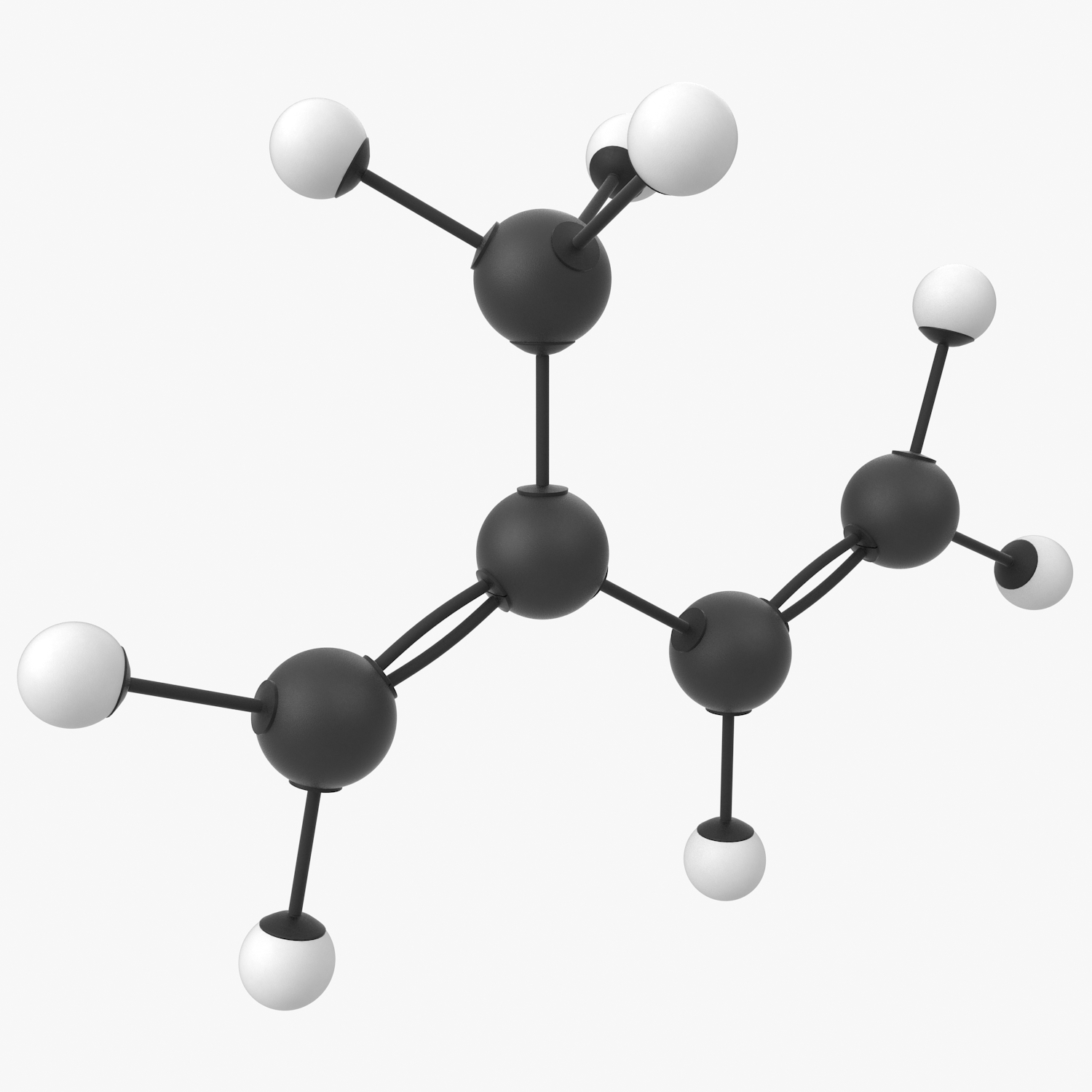 3D rubber isoprene molecule - TurboSquid 1429732