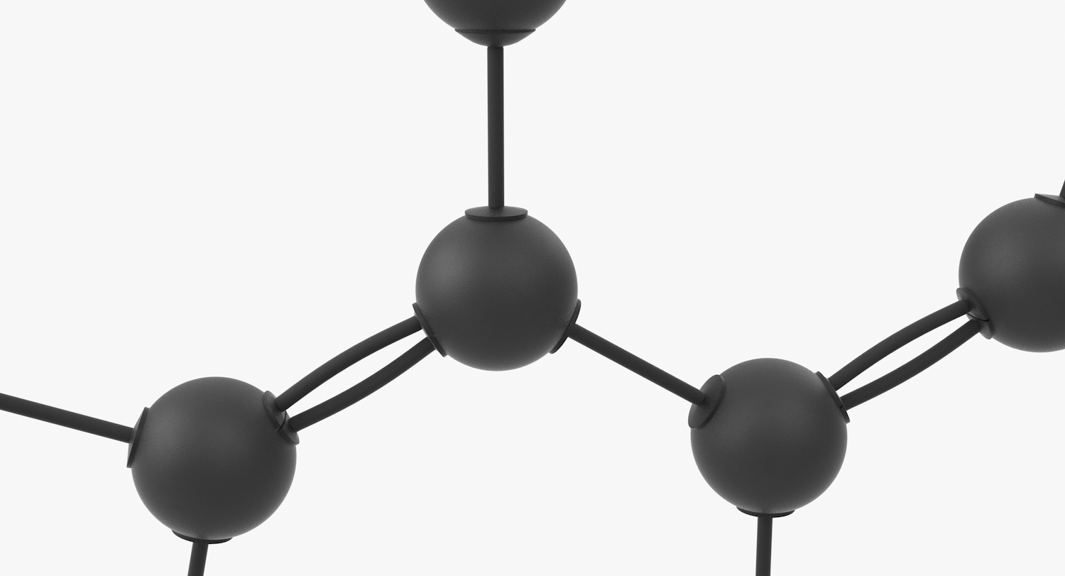 3D rubber isoprene molecule - TurboSquid 1429732
