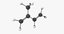 3D rubber isoprene molecule - TurboSquid 1429732