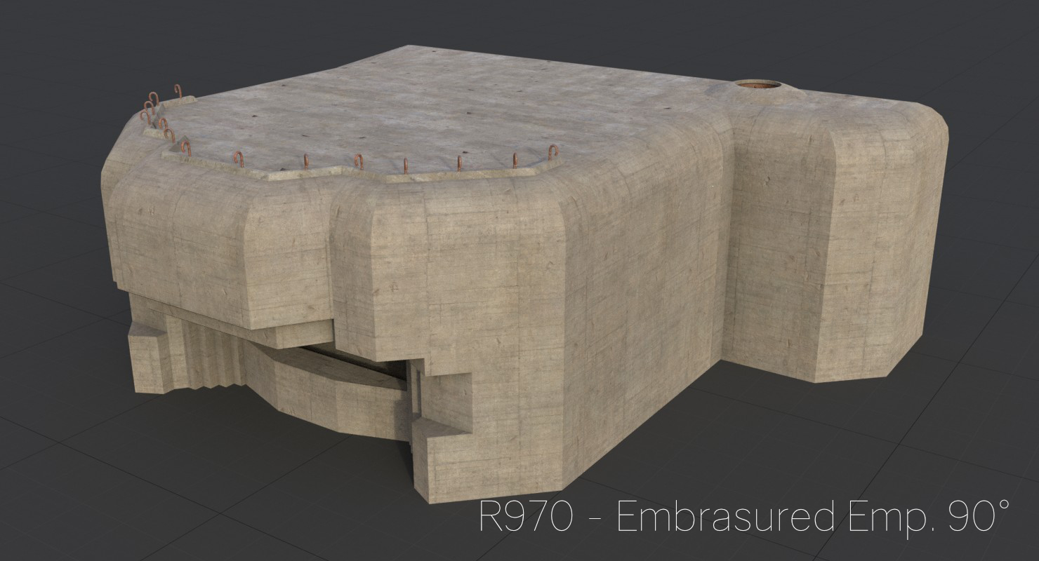 Wwii german bunkers 3D model - TurboSquid 1427239