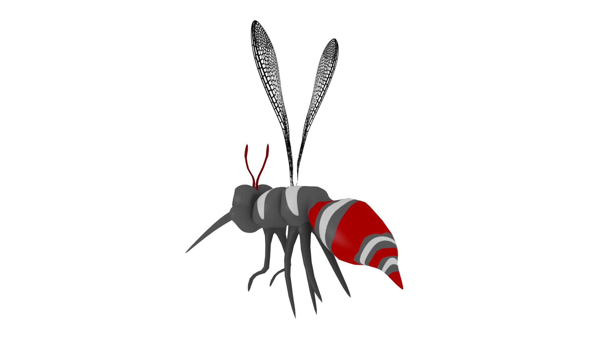 3D mosquito cartoon animation - TurboSquid 1429883