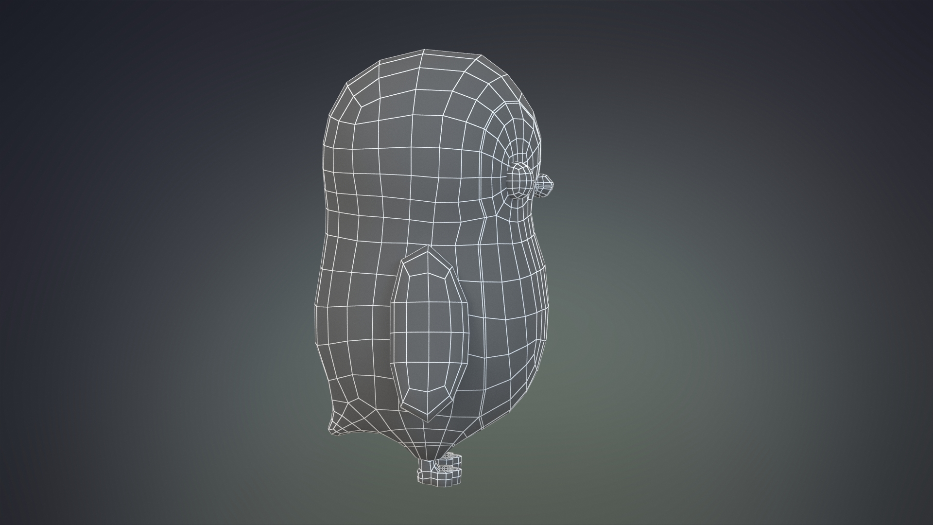 Cute cartoon penguin model - TurboSquid 1429895