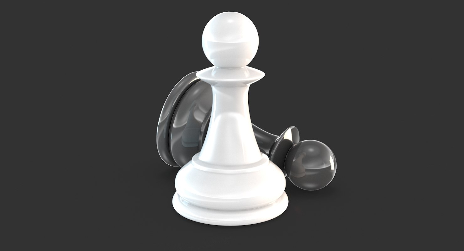 Schachfiguren Bauer 3D-Modell - TurboSquid 1429929
