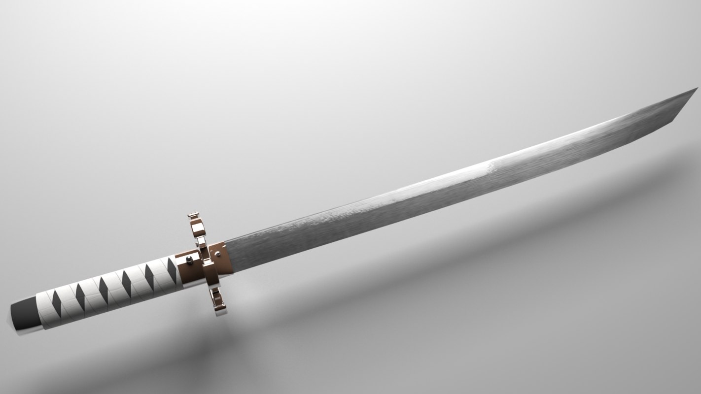 Katana sword 3D model - TurboSquid 1429996